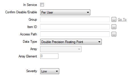 Advanced OPC Driver Guide - Configure Common Point Properties (Points Used on Advanced OPC Groups)